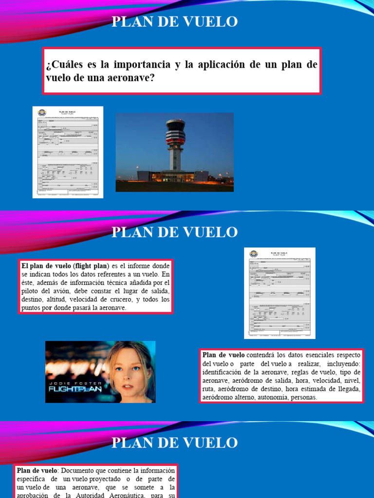 10 PLAN DE VUELO-1 | PDF | Control de tráfico aéreo | Ingeniería ...