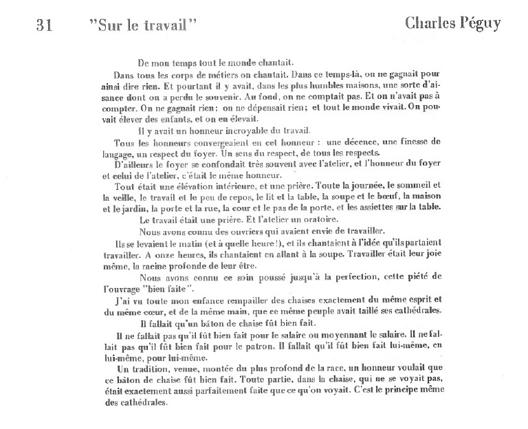 Peguy Sur Le Travail Charles Peguy Pdf
