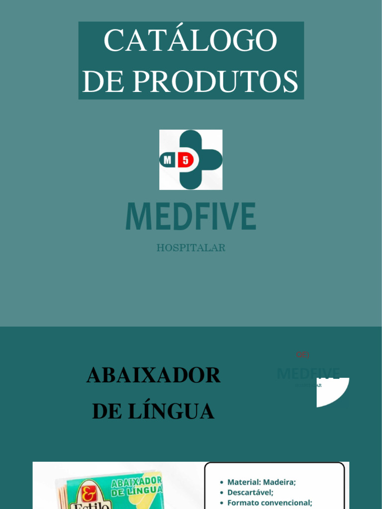Catálogo de Produtos - Medfive Hospitalar Daniel Barral | PDF | Cloreto ...