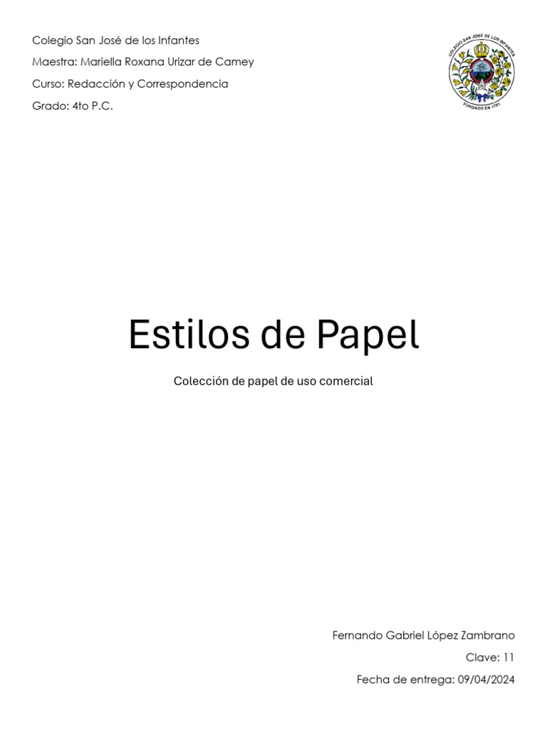 Tipos de Papel | PDF | Papel | Fax Tipos de Papel | PDF | Papel | Fax