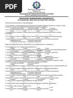 FILIPINO Test Paper | PDF