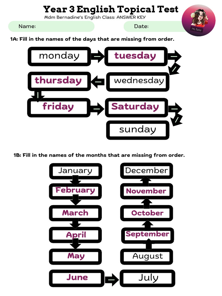 English Y3 Topical Test May 2024-2 | PDF