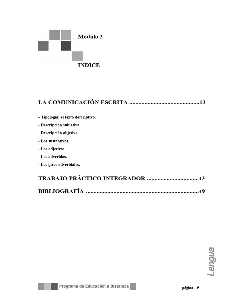 Lengua Módulo 3 | PDF | Adverbio