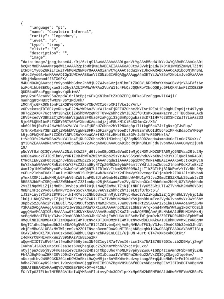 Level 5 Cavaleiro Infernal - Card | PDF