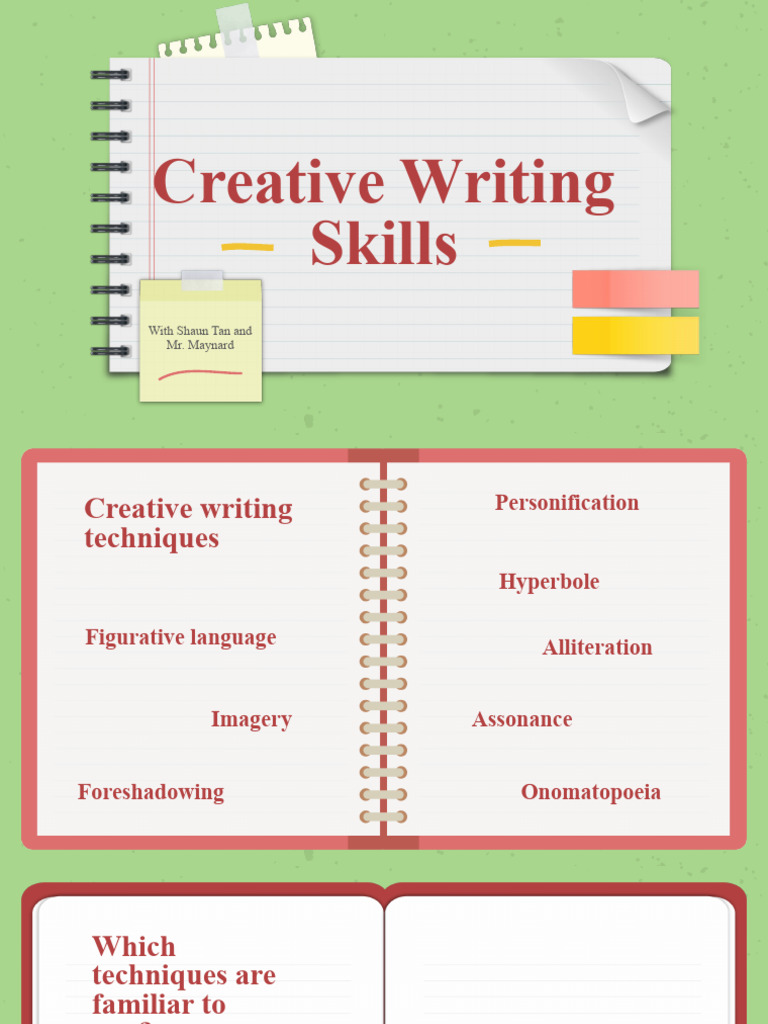 8ENG Shaun Tan Creative Writing Skills Booklet | PDF | Metaphor | Vocabulary