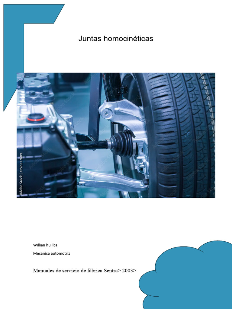 Guía de Juntas Homocinéticas para Sentra | PDF | Rodamiento (Mecánico ...