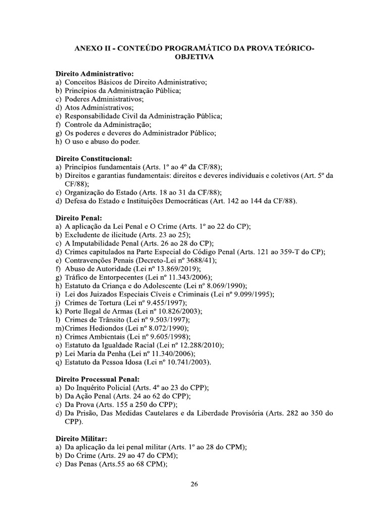 CONTEUDOS CTSP 2024 | PDF