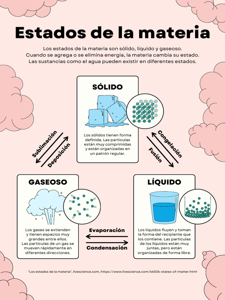 Estados de la Materia: Sólido, Líquido y Gaseoso | PDF