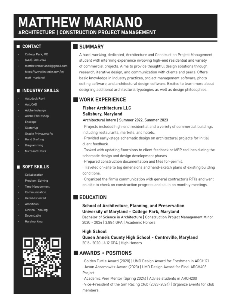 Resume Matthew Mariano | PDF