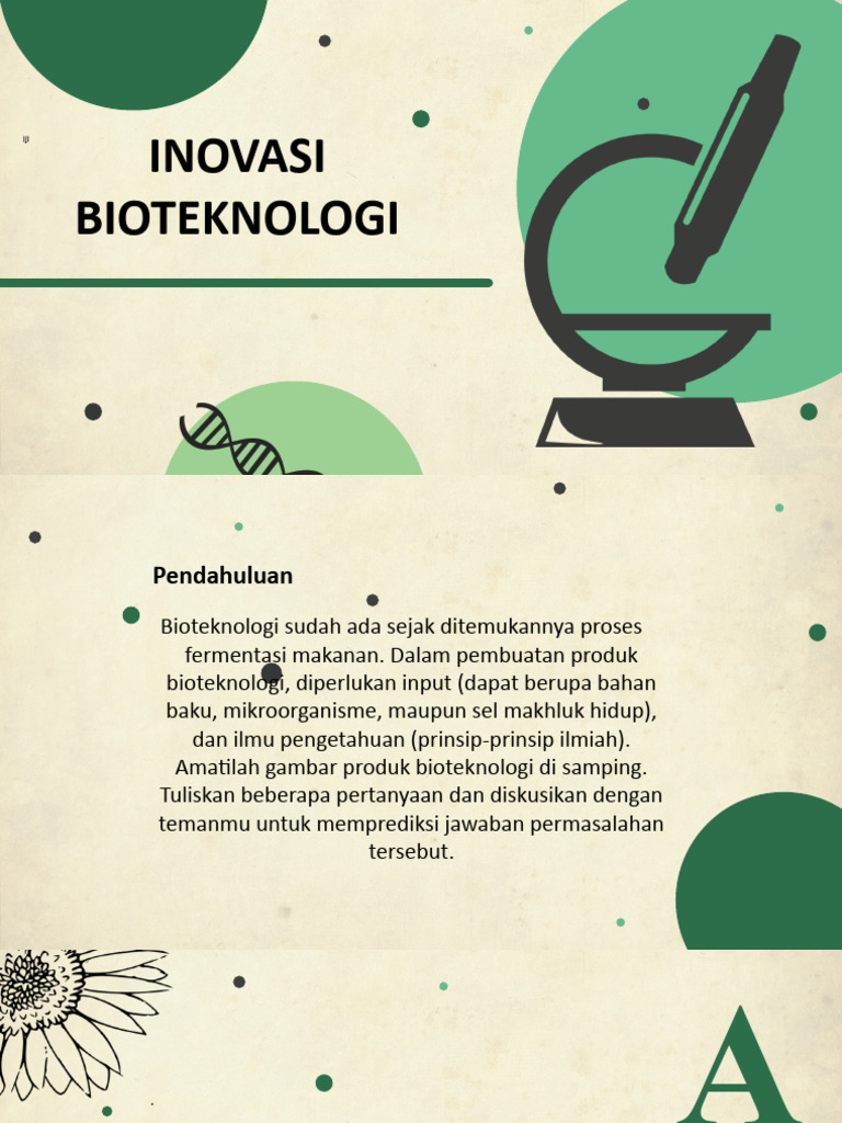 Inovasi Bioteknologi: Dari Fermentasi ke Rekayasa Genetika | PDF | Kesehatan Holistik