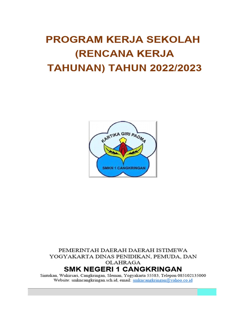 Program Kerja Sekolah RKT 2022 | PDF | Bisnis