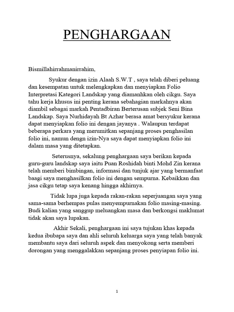 Elemen dan Contoh Landskap Kejur | PDF | Kajian Bahasa Asing | Griya ...