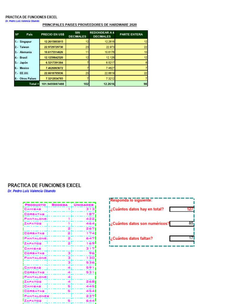 REPASO_FUNCIONES_DE_EXCEL_(1)FRANCISCO (1) | PDF