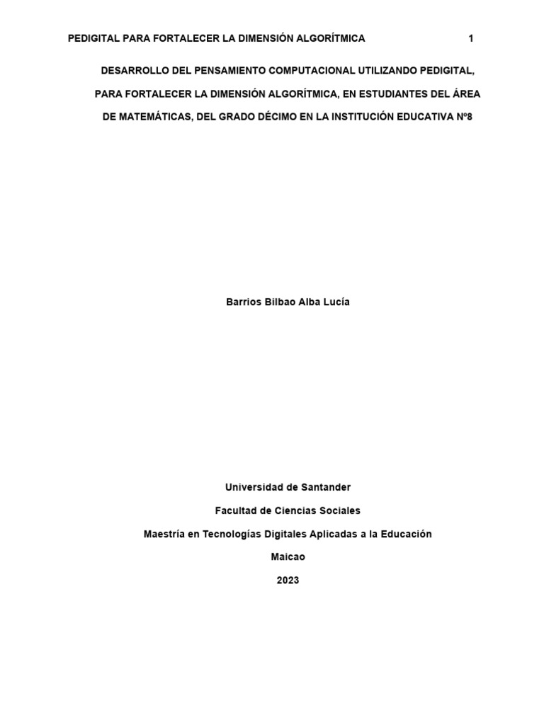 Proyecto ALBA BARRIOS | PDF | Enseñando | Aprendizaje