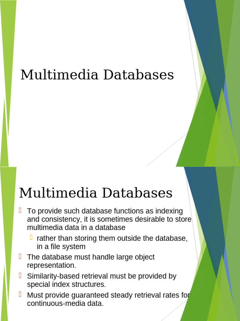 Multimedia Database | PDF | Metadata | Conceptual Model