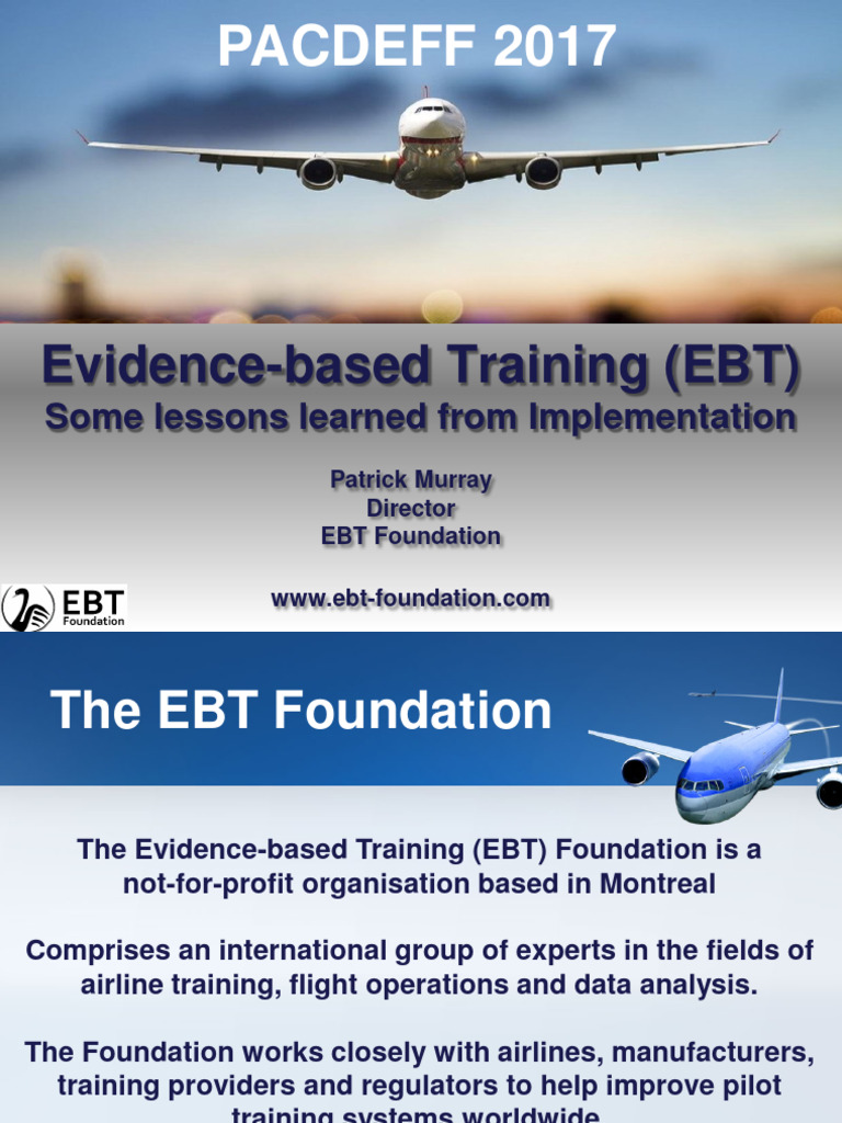 EBT Lessons for Airline Training | PDF | Situation Awareness | Evidence ...