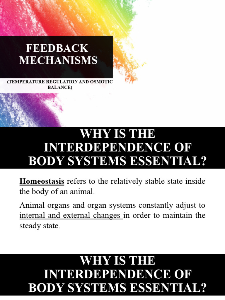 Homeostasis: Feedback, Thermoregulation, Osmotic Balance | PDF ...