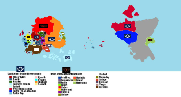 Pendulum Wars World Map | PDF