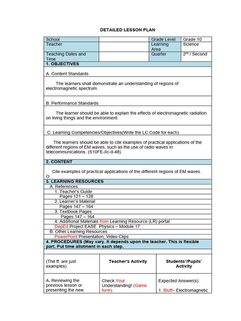 S10FE IIc D 48 Electromagnetic Spectrum Practical Applications | PDF ...