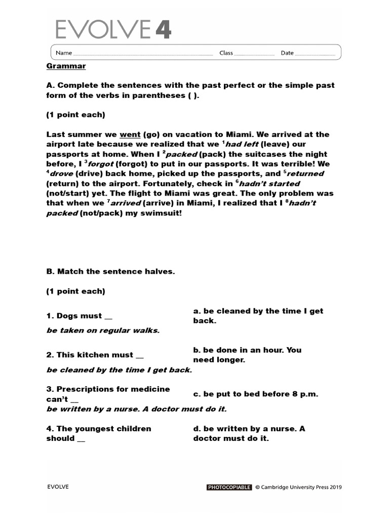 Evolve Test With Answers 2 | PDF