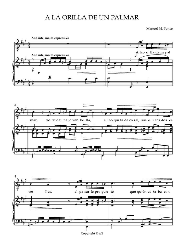 A La Orilla de Un Palmar PDF | PDF