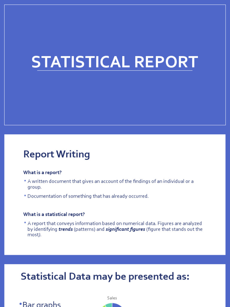 Statistical Report 1 | PDF | Statistics