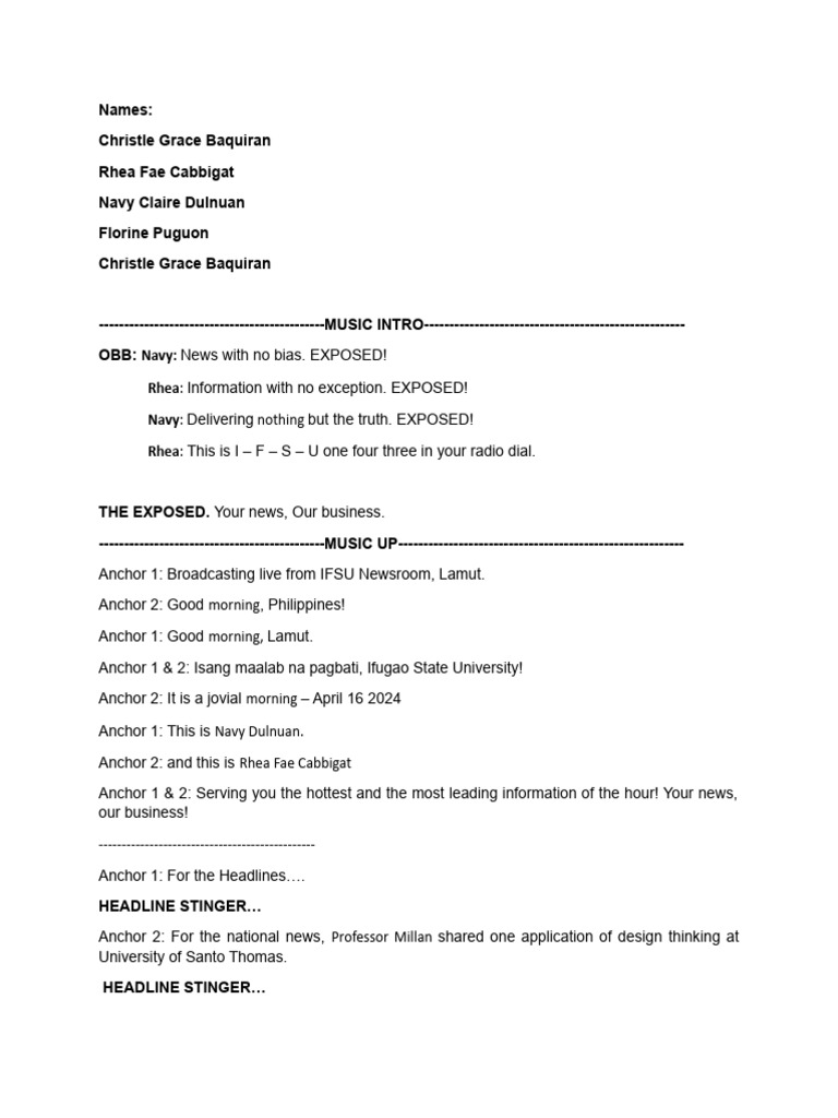 Radio Broadcasting Design Thinking | PDF | Design Thinking | Thought