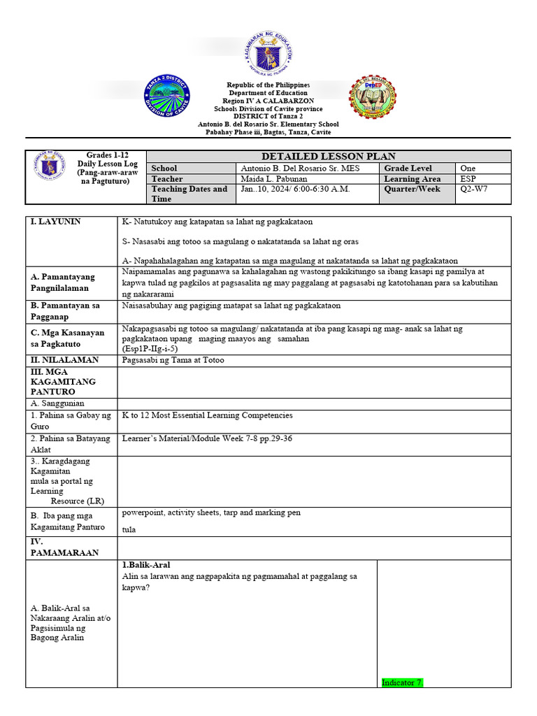 DLP ESP - Week 7 | PDF