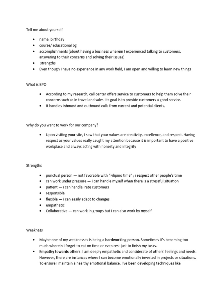 Examples For Exit Interview | PDF | Empathy | Emotions