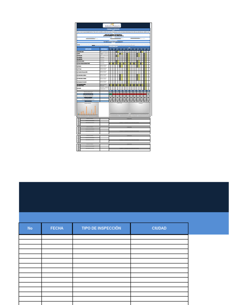 Cronograma - Programa de Inspecciones SIC v.1 | PDF