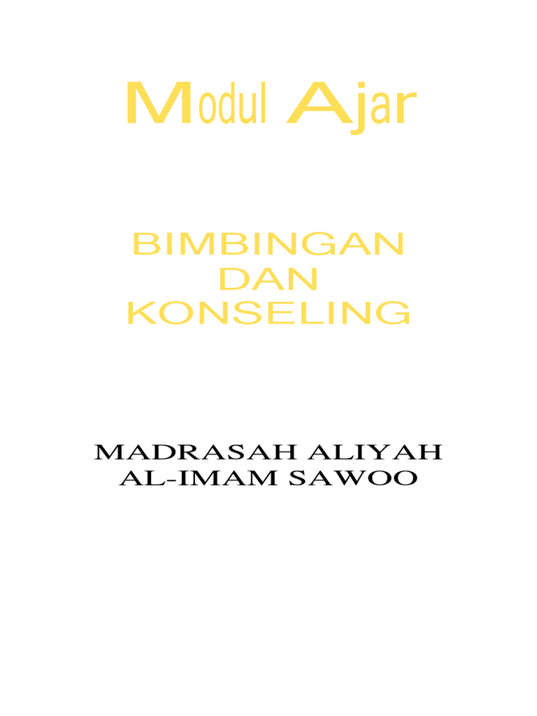 Modul Ajar BK Lora | PDF | Karier & Perkembangan | Bisnis
