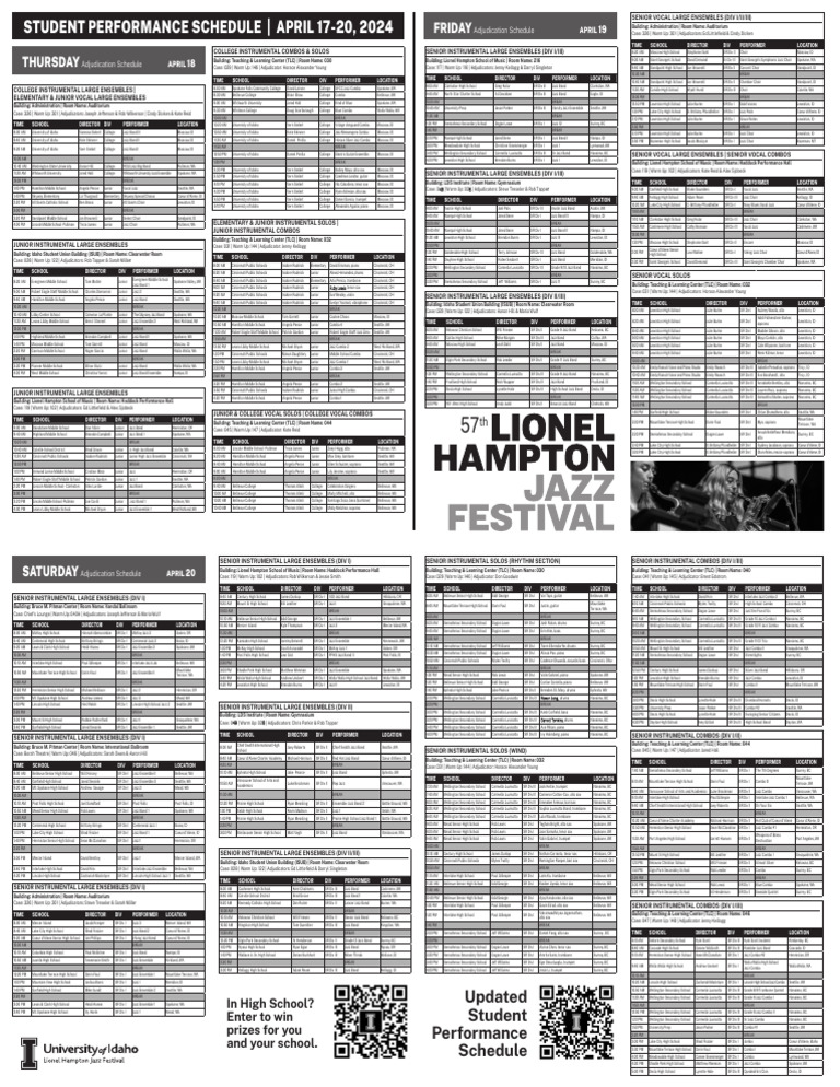 FINAL CLASS_Sp24_LHJF_Performance-Schedule_1197266724_v7 | PDF ...
