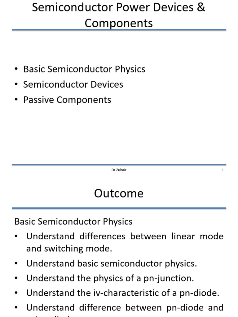 Semiconductor Devices | PDF | P–N Junction | Semiconductors