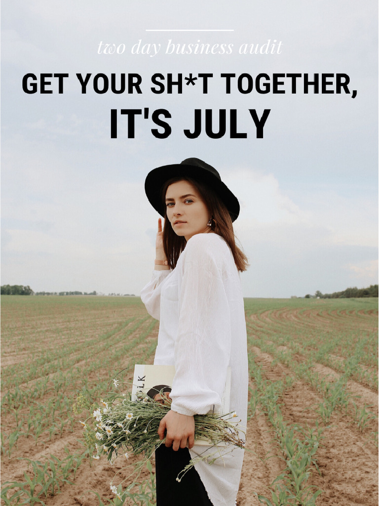GET YOUR SHT TOGETHER, ITS JULY BIZ AUDIT WORKBOOK | PDF | Computing GET YOUR SHT TOGETHER, ITS JULY BIZ AUDIT WORKBOOK | PDF | Computing