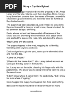 "Stray" by Cynthia Rylant | PDF | Language Arts & Discipline