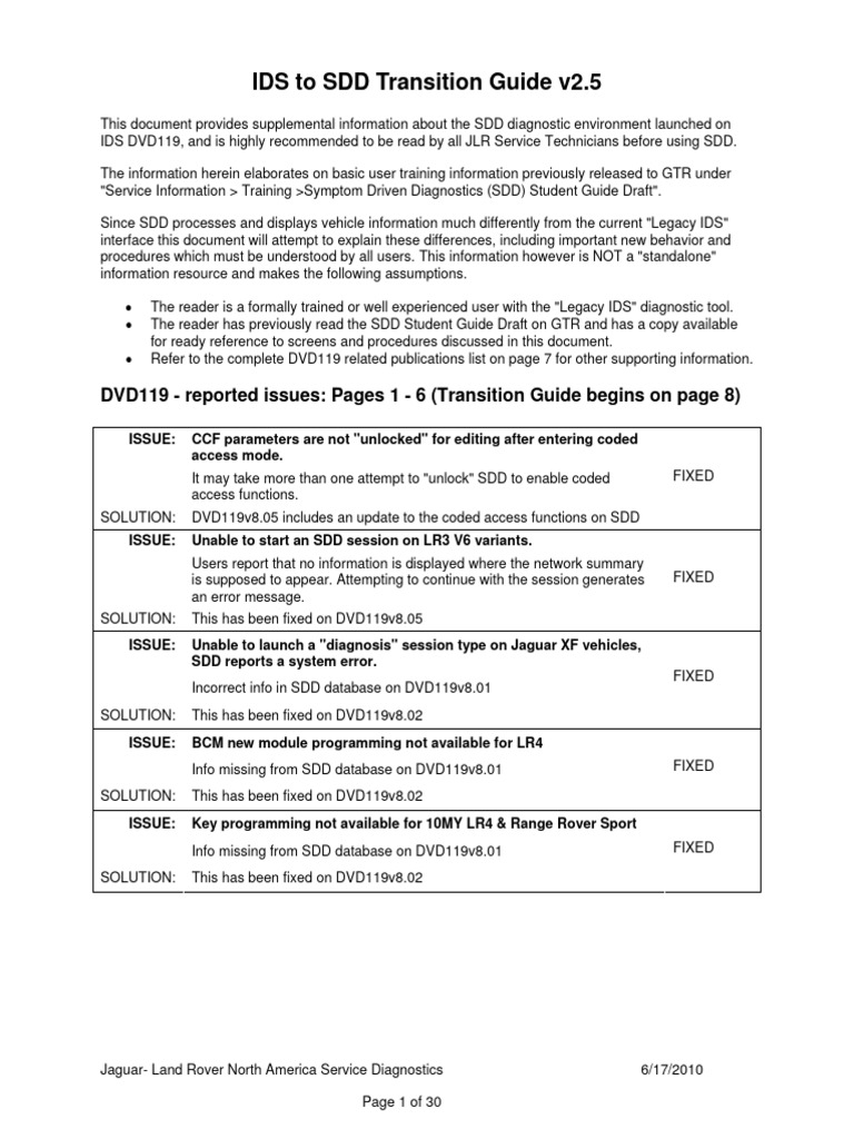 JLR SDD Transition Guide | PDF | Icon (Computing) | Internet Explorer