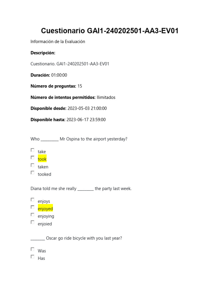 Cuestionario GAI1-240202501-AA3-EV01 | PDF