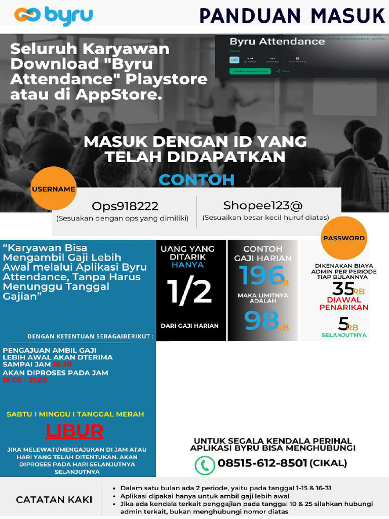 Panduan Penggunaan Byru | PDF