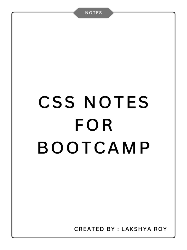 css notes | PDF | Computing | Web Development