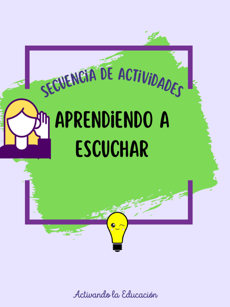 Escucha Activa Actividades | PDF