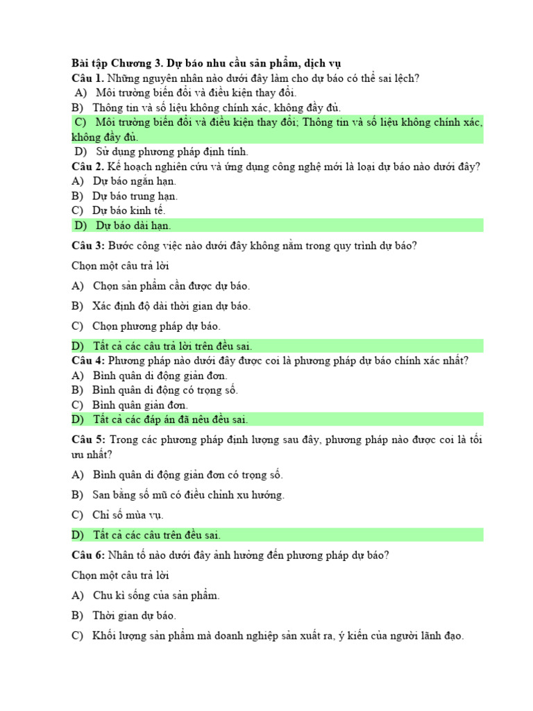 C2. Câu hỏi trắc nghiệm và bài tập | PDF