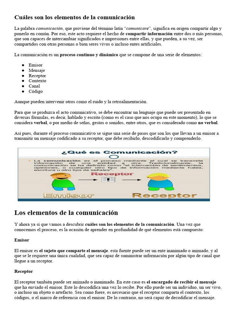 Modelo Cl-Sico de Comunicaci-N | PDF | Comunicación | Comunicación humana