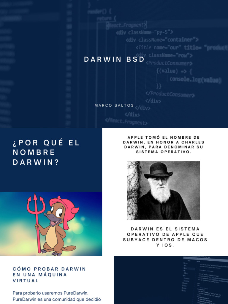 Darwin | PDF | Mac OS | V Mware