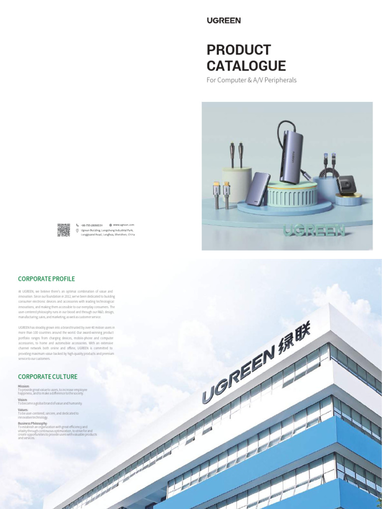 UGREEN Computer & A/V Peripherals Catalog | PDF | Hdmi | Usb