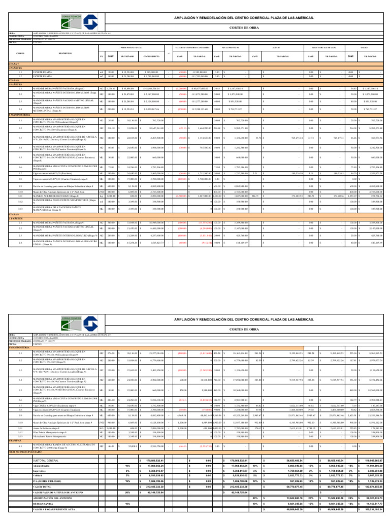 CORTE # 1.0 - BAYITH CORREGIDO Rev 13092023-09-10-23 | PDF | Materiales | edificio