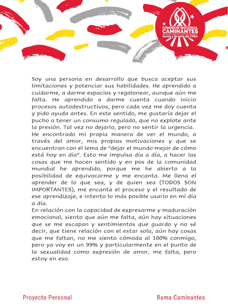 Desarrollo personal y emocional a los 19 años | PDF | Relaciones ...