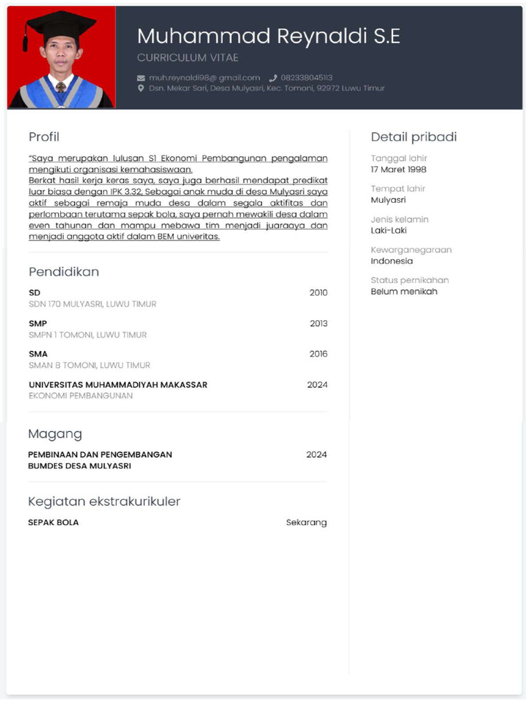 CV Aldi | PDF