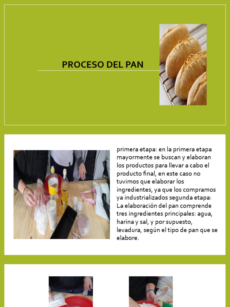 Presentación Pan | PDF | Cocina, comidas y vino