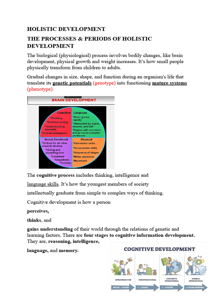 Holistic Development | PDF | Adolescence | Stress (Biology)
