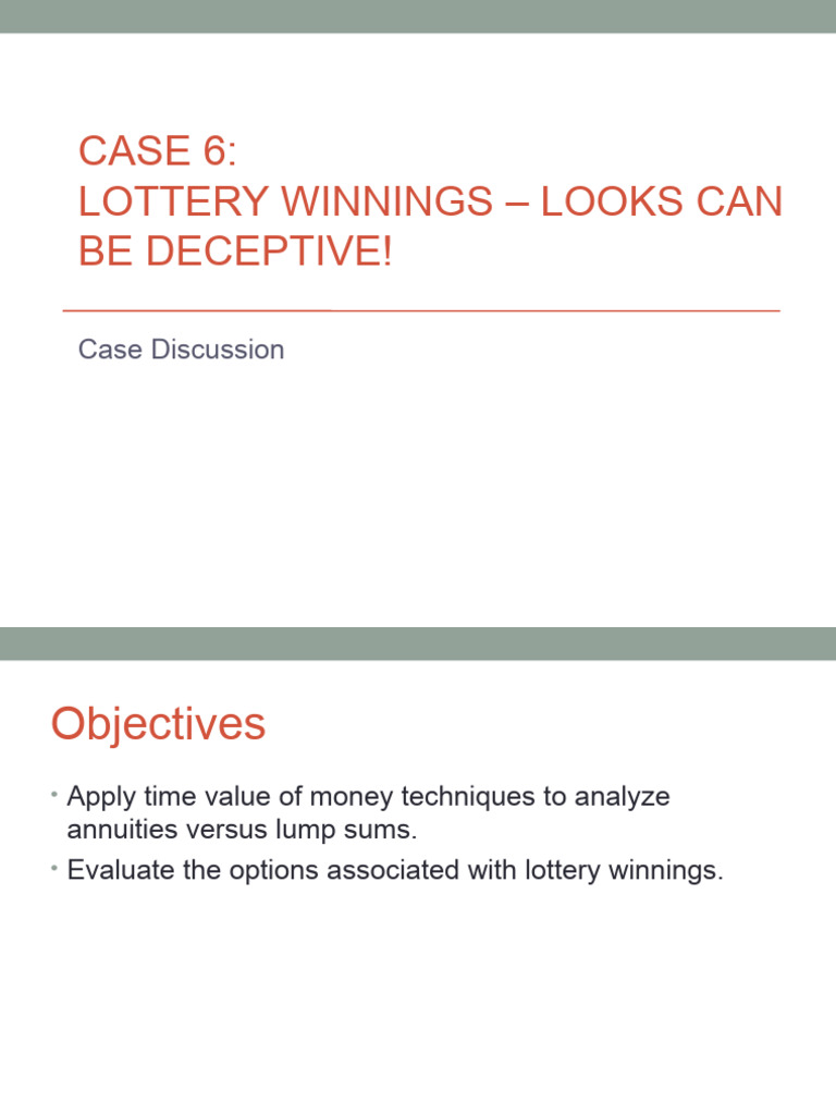 06 Lottery Winnings For Students | PDF | Lottery | Powerball